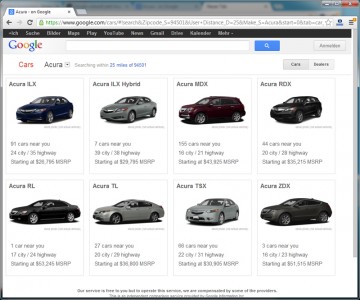 Google verkauft Autos? Fast! - Blogomotive | Automotive Marketing Blog ...